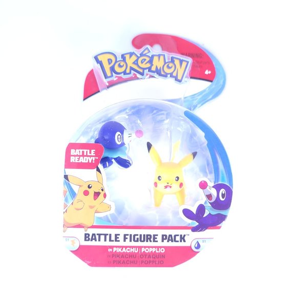 Toys | Pokemon Pikachu Vs Popplio Action Figure Toy 2 Pack 2 Inch ...